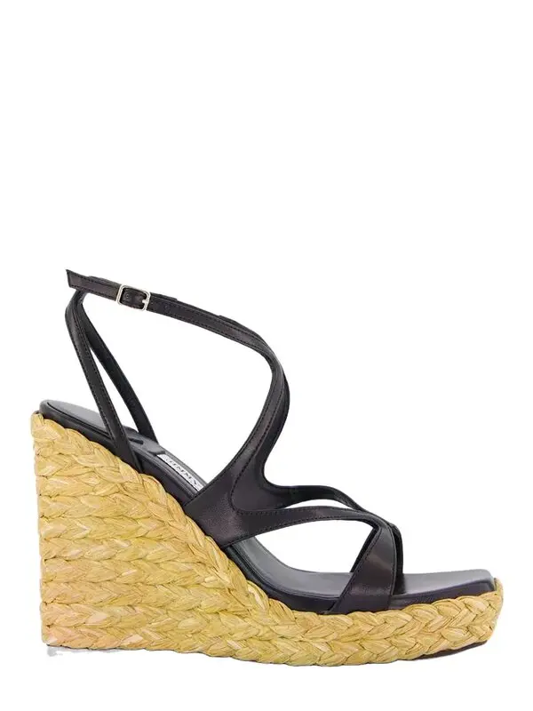 JIMMY CHOO Wedge-heel Sandals - Black