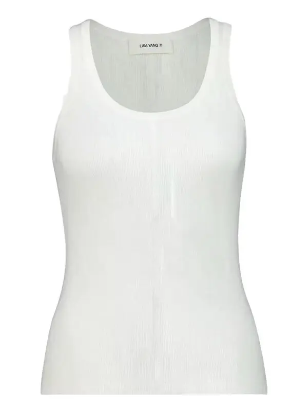LISA YANG Meng Sleeveless Tank Top - White