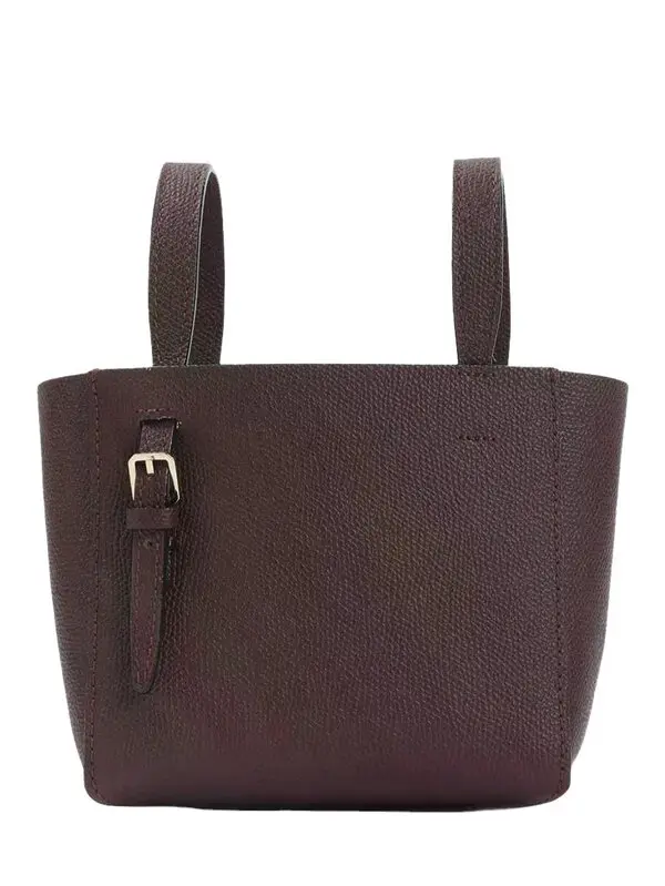 VALEXTRA Buckled Pocket Mini Bag - Brown