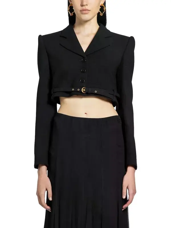 Chloé Spencer Cropped Jacket - Black