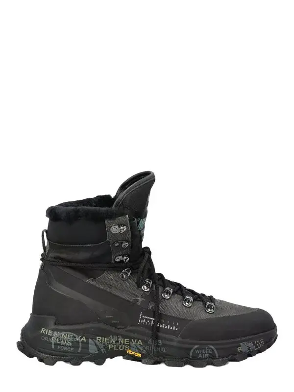 Premiata Midtreck Lace-up Boots - Black