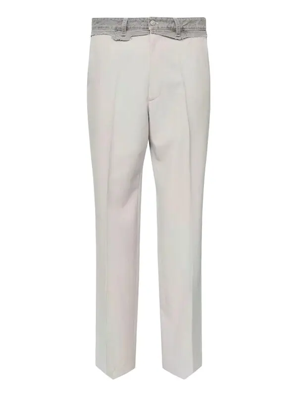 MAISON MARGIELA Belted Trousers - Neutrals