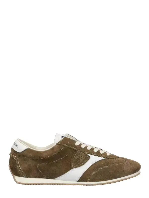 Philippe Model Lateral-logo Suede Sneakers - Green