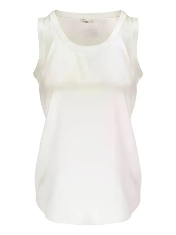 Lafayette 148 New York Round-neck Tank Top - White