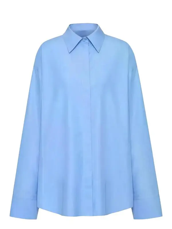 Valentino Garavani Compact Popeline Shirt - Blue