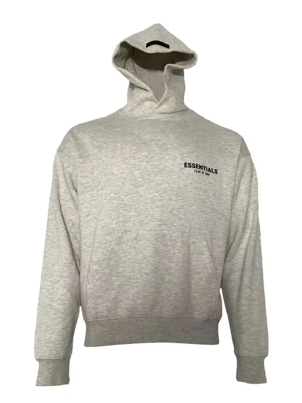 Fear Of God Logo-print Hoodie - Grey