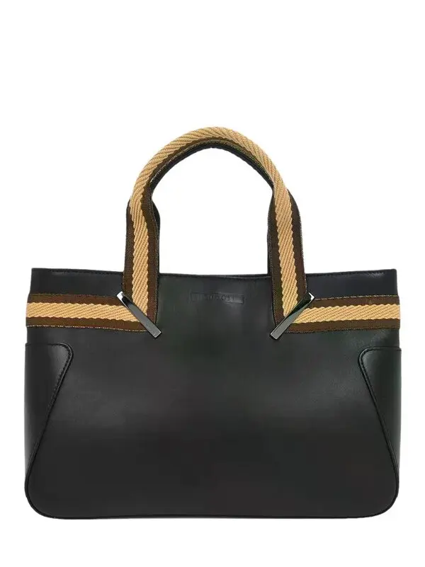 Gucci 1990-2000s Sherry Line Leather Tote Bag - Black