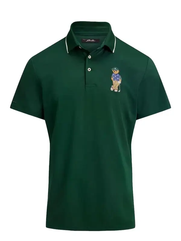 Rlx Ralph Lauren Embroidered Polo Shirt - Green