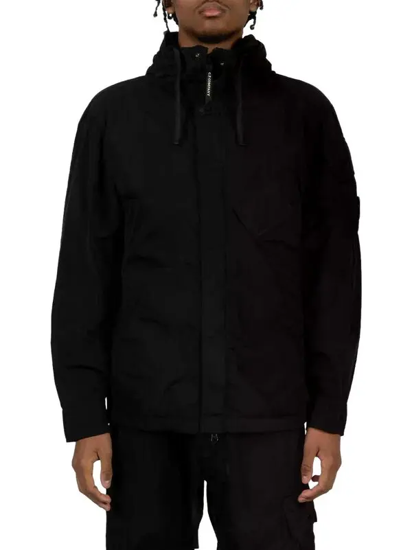 C.P. COMPANY Hooded Pocket Jacket - Black
