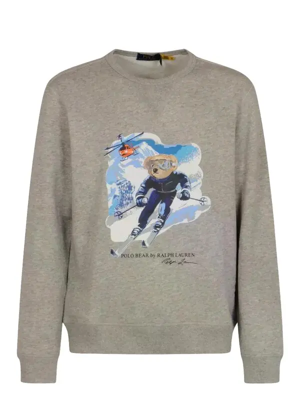 Polo Ralph Lauren Printed Crew Neck Sweater - Grey