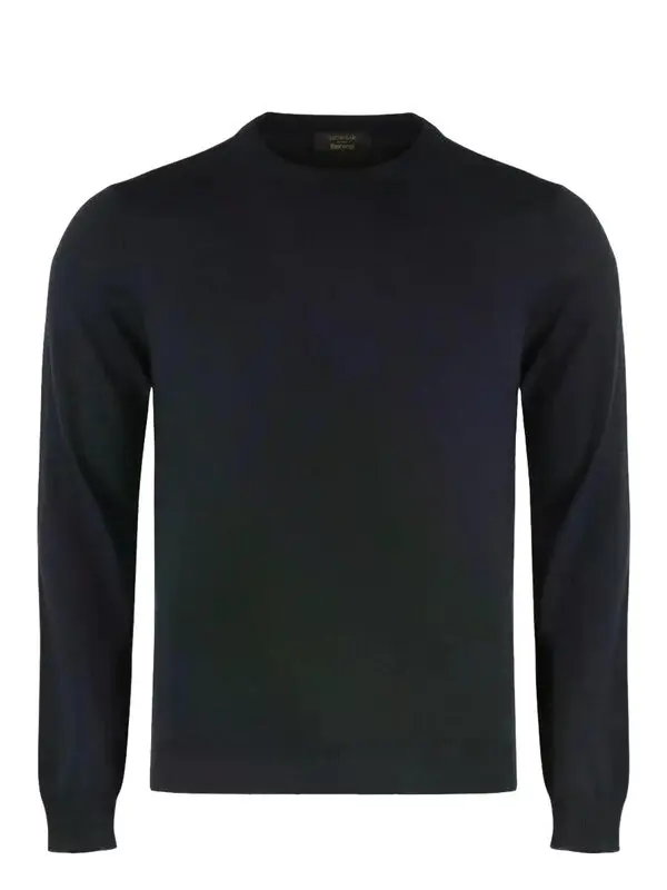 SLOWEAR Long-sleeved Crew Neck Sweater - Blue