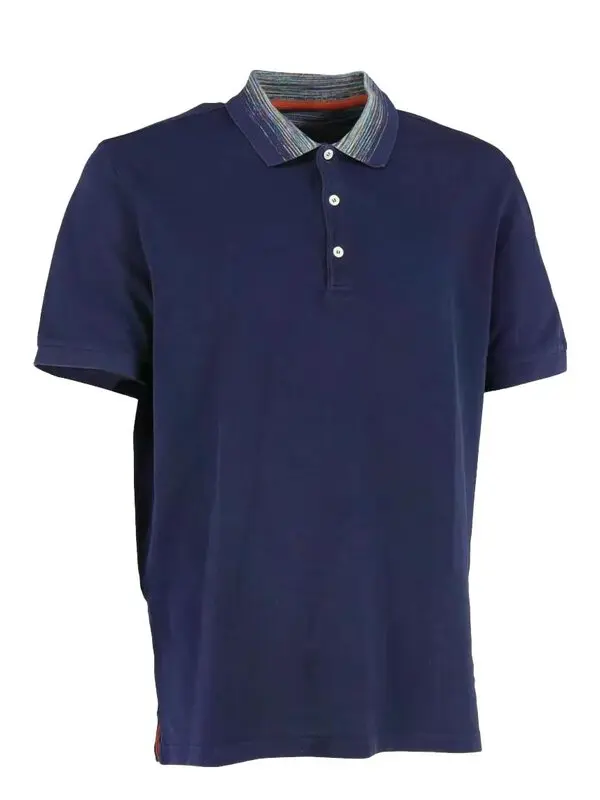 Missoni Collared Polo Shirt - Blue