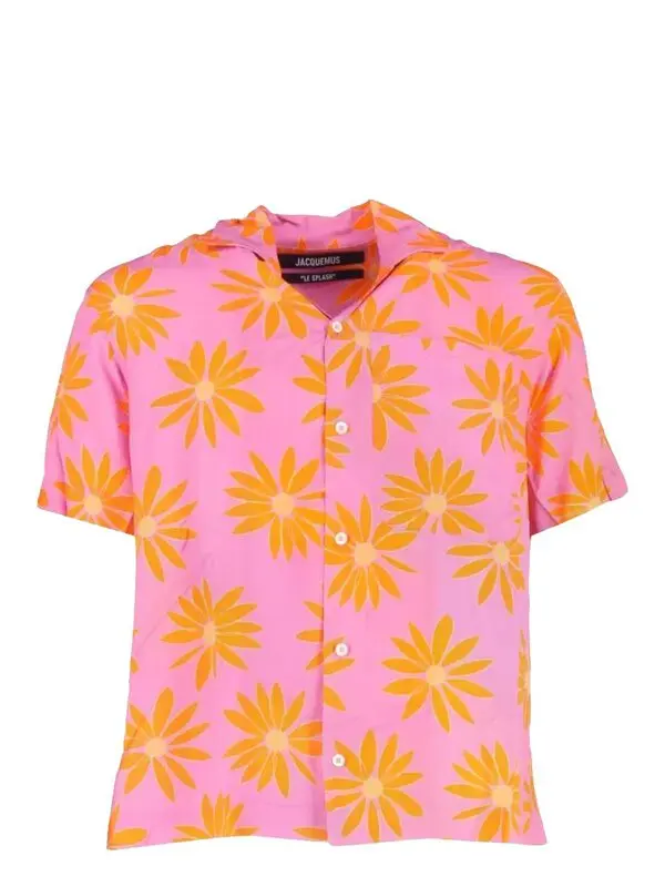 Jacquemus Jean Floral-printed Shirt - Pink