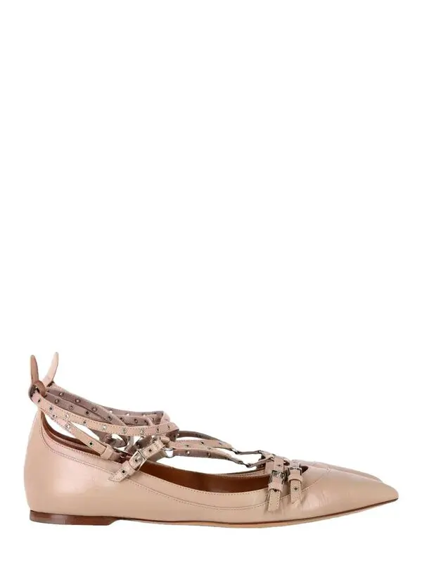 Valentino Garavani Love Latch Eyelet-strap Pumps - Neutrals