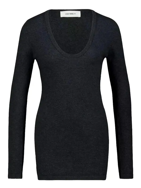 LISA YANG Amalea Long-sleeve Sweater - Grey