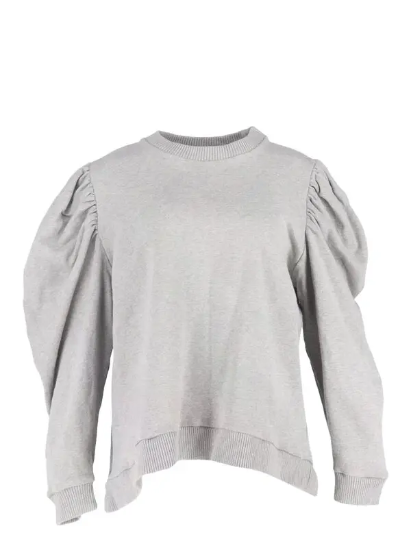 MARQUES' ALMEIDA Gathered-sleeve Sweater - Grey