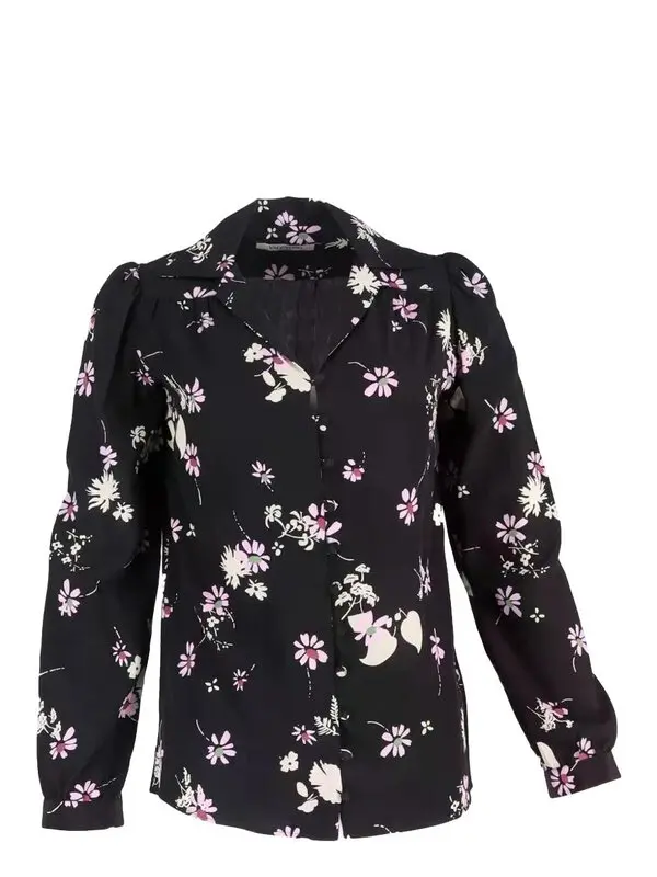 Valentino Garavani Floral-patterned Shirt - Black