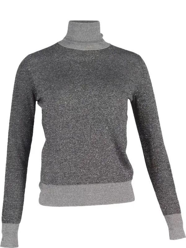 JOSEPH Roll-neck Long-sleeve Sweater - Grey