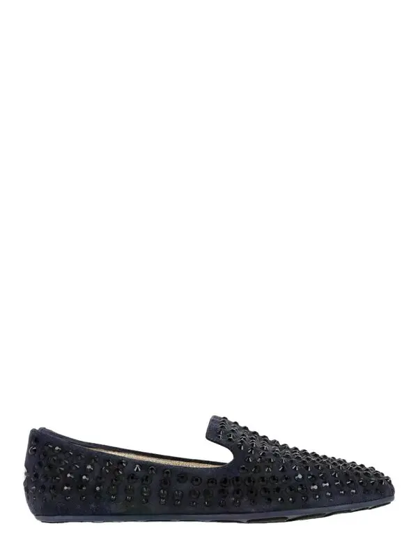 JIMMY CHOO Studded Loafers - Blue