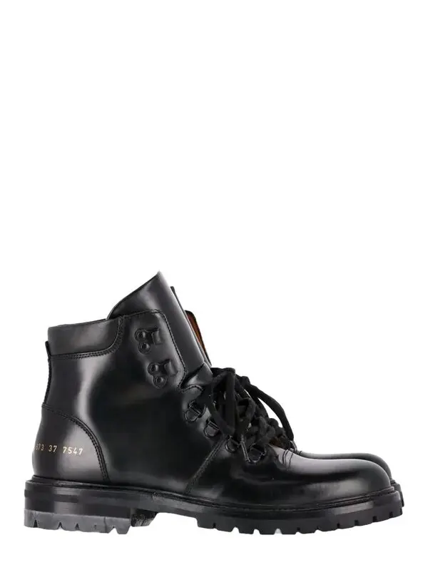 COMMON PROJECTS Lace-up Leather Boots - Black