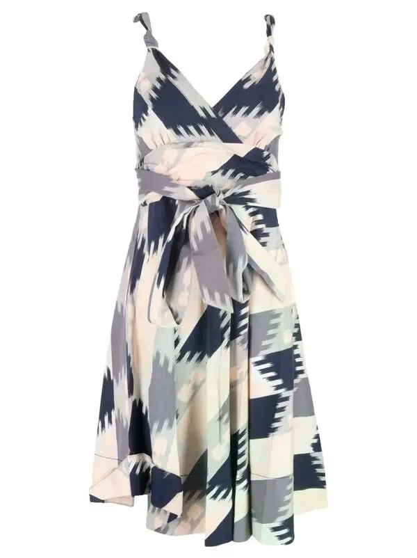 Marc Jacobs Ikat Midi Dress - Neutrals