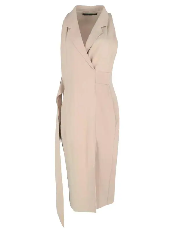 Roland Mouret Zip-fastening Midi Dress - Neutrals
