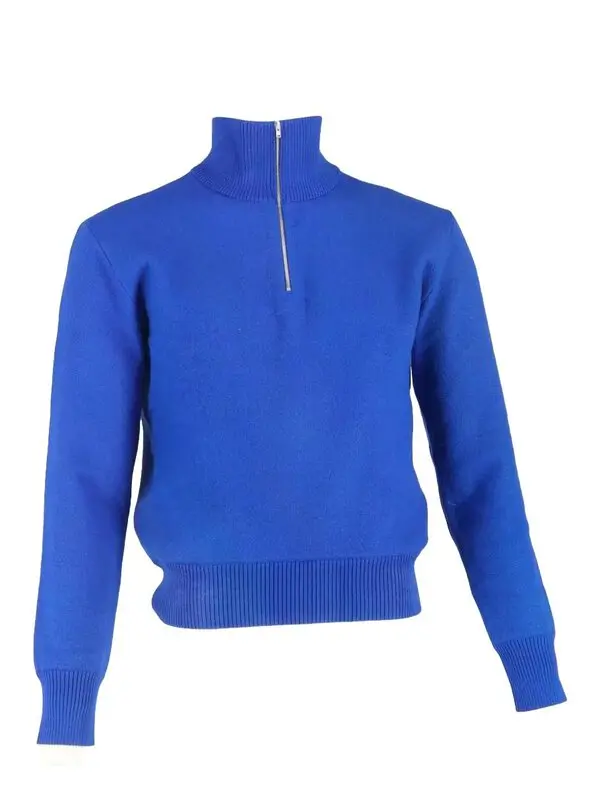 Etro Vintage Half-zipped Wool Sweater - Blue