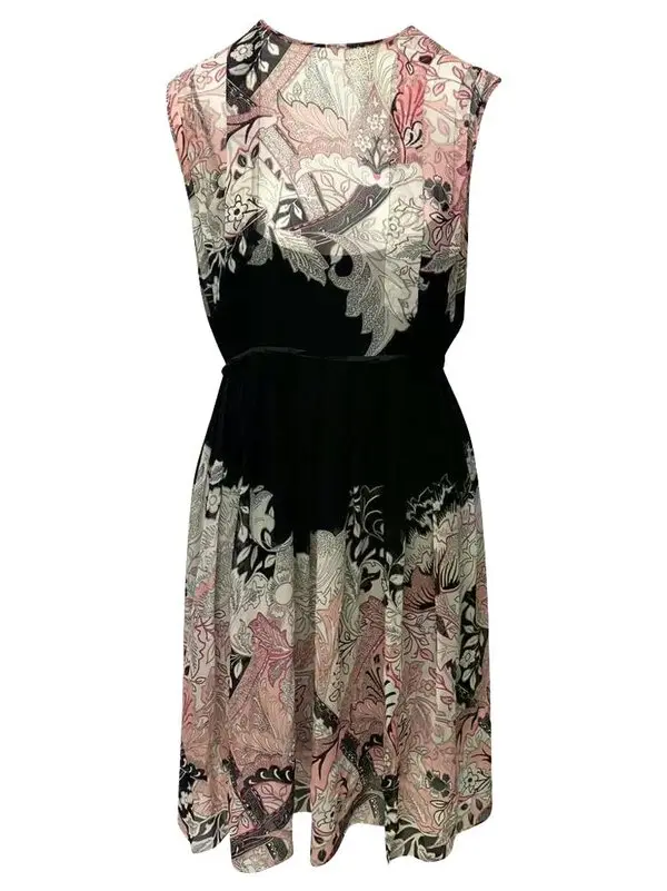 JONATHAN SAUNDERS VINTAGE Marlow Printed Silk Dress - Pink
