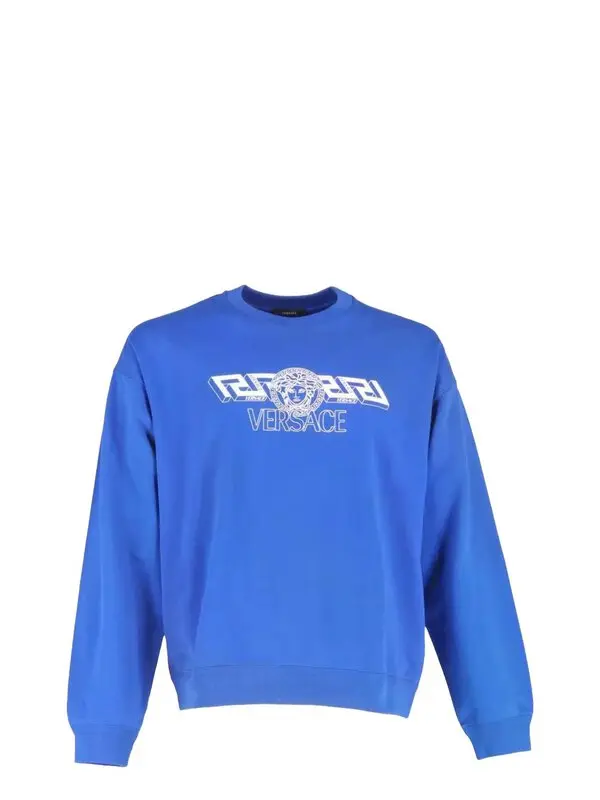 Versace Medusa-print Sweatshirt - Blue