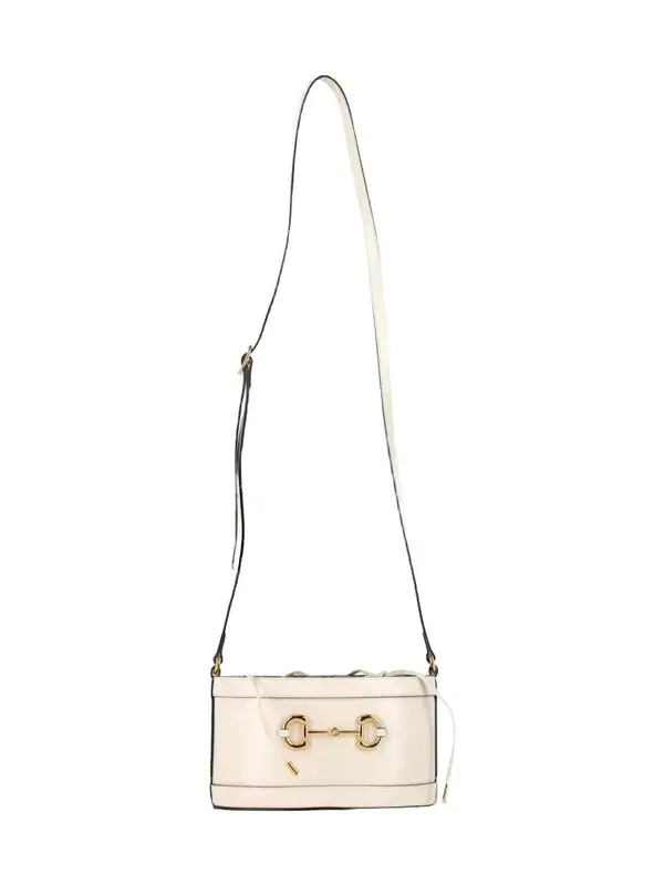 Gucci Horsebit 1955 Leather Bucket Bag - Neutrals