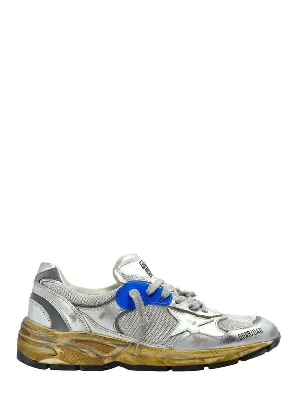 Golden Goose Dad-star Sneakers - Silver