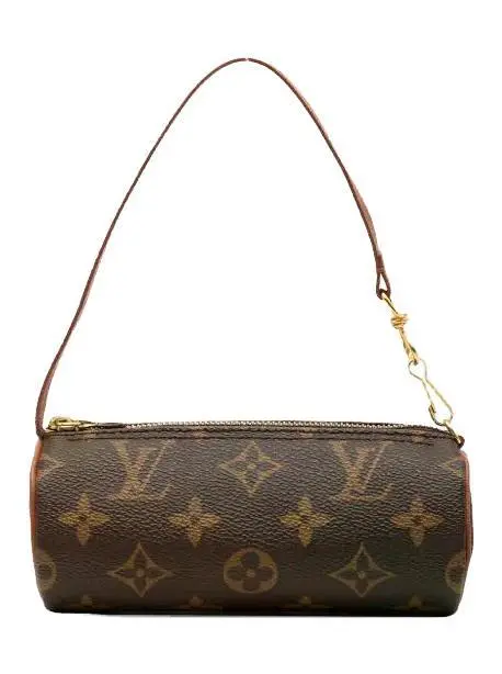 LOUIS VUITTON 1990-2025 Monogram Papillon Pochette - Brown