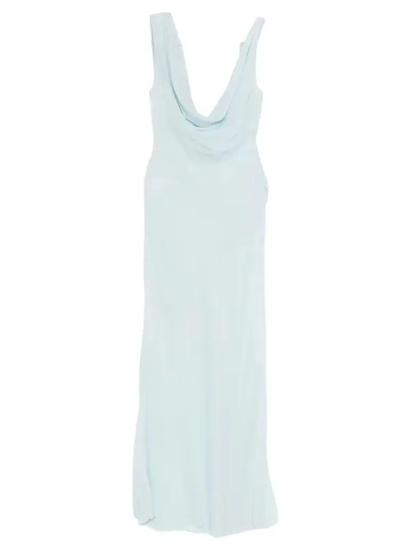 Andamane Minerva Cowl Sleeveless Maxi Dress - Blue