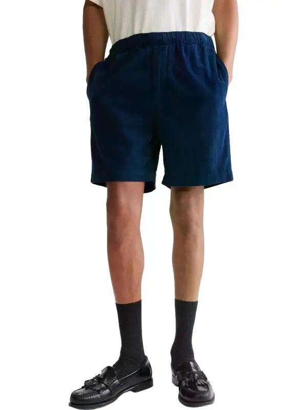 BELLEROSE Elasticated Corduroy Shorts - Blue