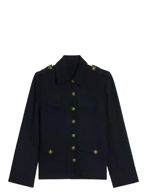 Zadig&Voltaire Veraman Buttoned Jacket - Blue