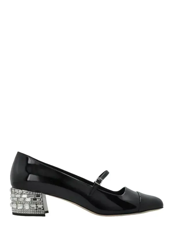 JIMMY CHOO Elisa Crystal Pumps - Black