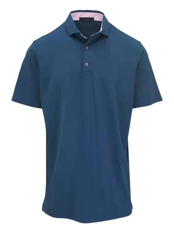 Greyson Buttoned Polo Shirt - Blue