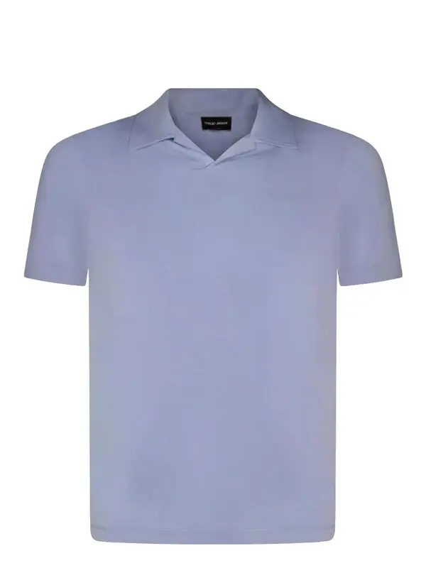 Giorgio Armani Short-sleeve Polo Collar - Blue