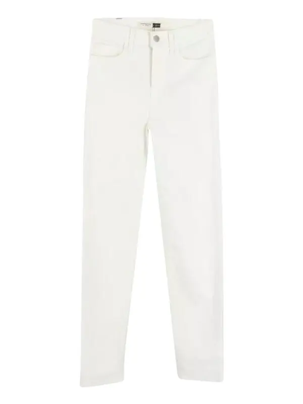 Giambattista Valli X 7 For All Mankind High-waist Trousers - White
