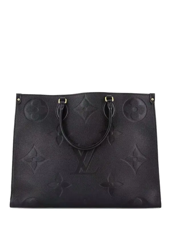 LOUIS VUITTON Onthego Monogram Empreinte Giant Gm Tote Bag - Black