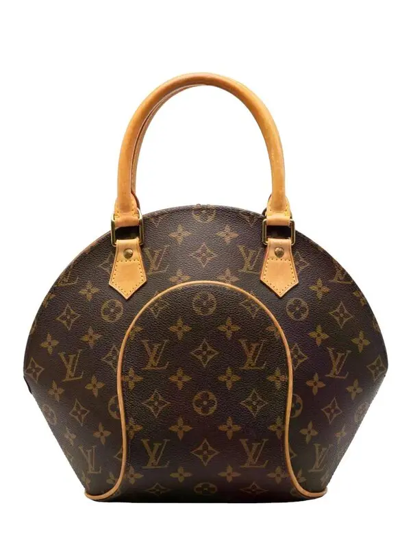 LOUIS VUITTON 1998 Monogram Ellipse Pm Handbag - Brown