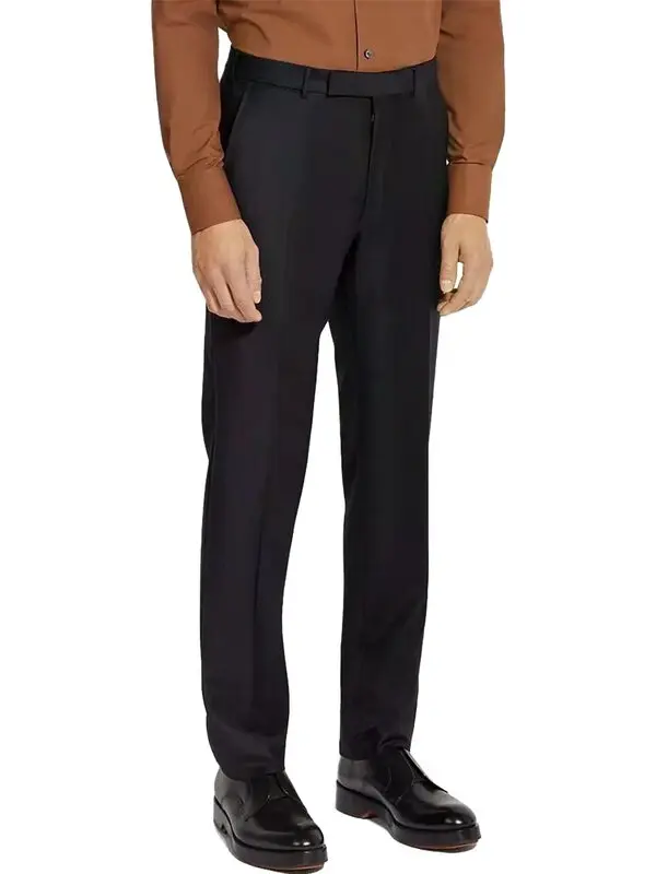 Zegna Belt-loops Trousers - Black