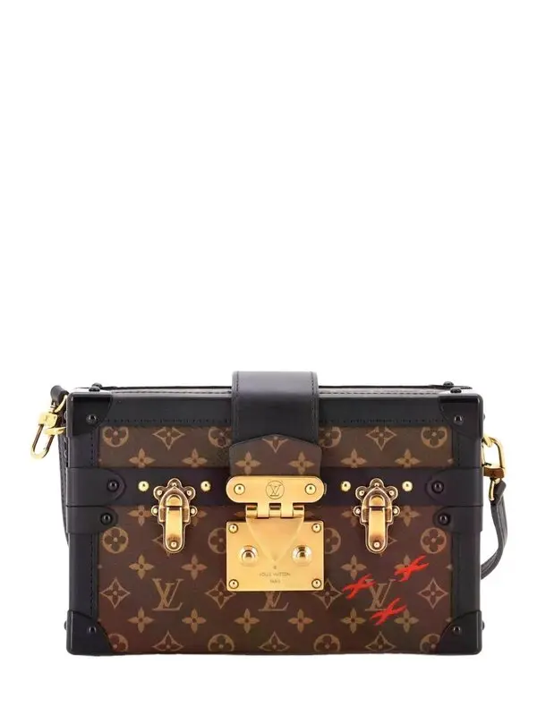 LOUIS VUITTON Petite Malle East West Shoulder Bag Monogram Canvas - Brown