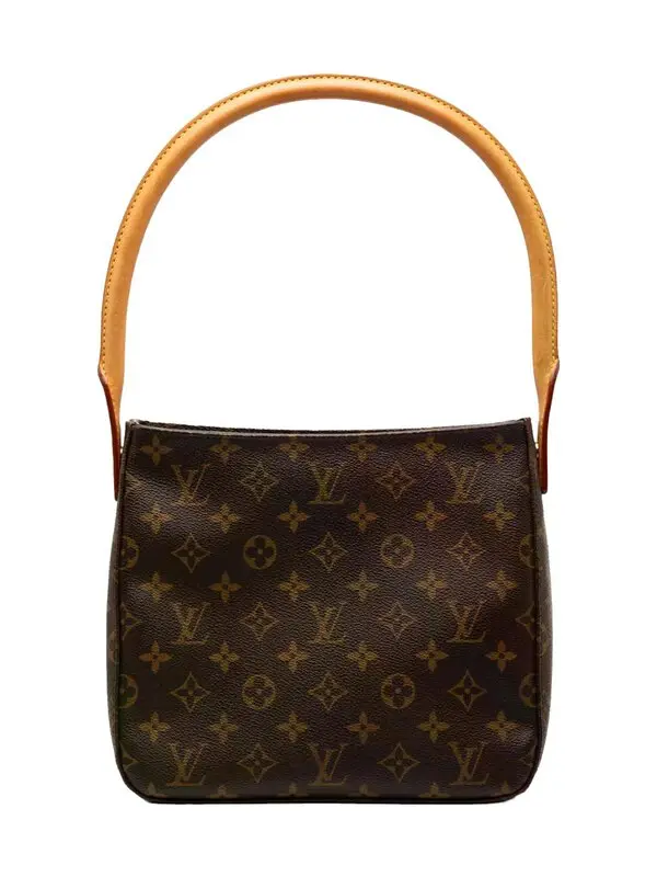 LOUIS VUITTON 2002 Monogram Looping Mm Shoulder Bag - Brown