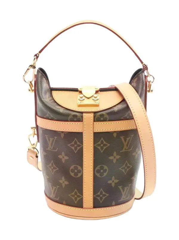 LOUIS VUITTON 2021-2025 Monogram Duffle Bucket Bag - Brown