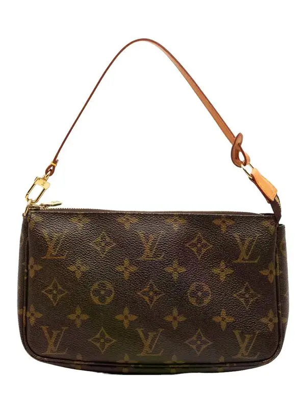 LOUIS VUITTON 2001 Monogram Pochette Accessoires - Brown