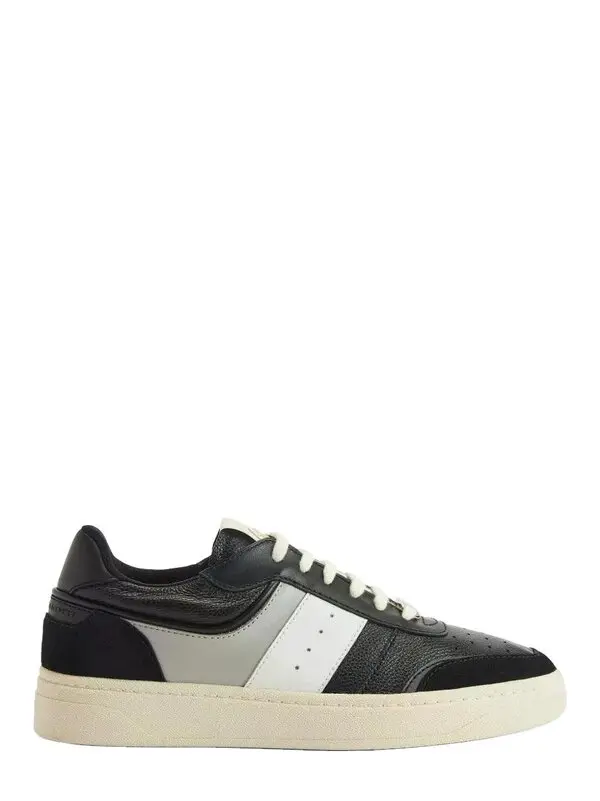 GIUSEPPE ZANOTTI Lace-up Low-top Sneakers - Black