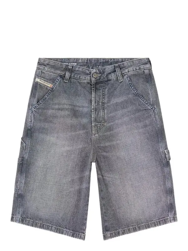 Diesel D-livery Denim Shorts - Grey