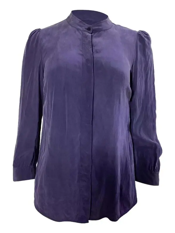 Chloé Long-sleeve Silk Blouse - Purple