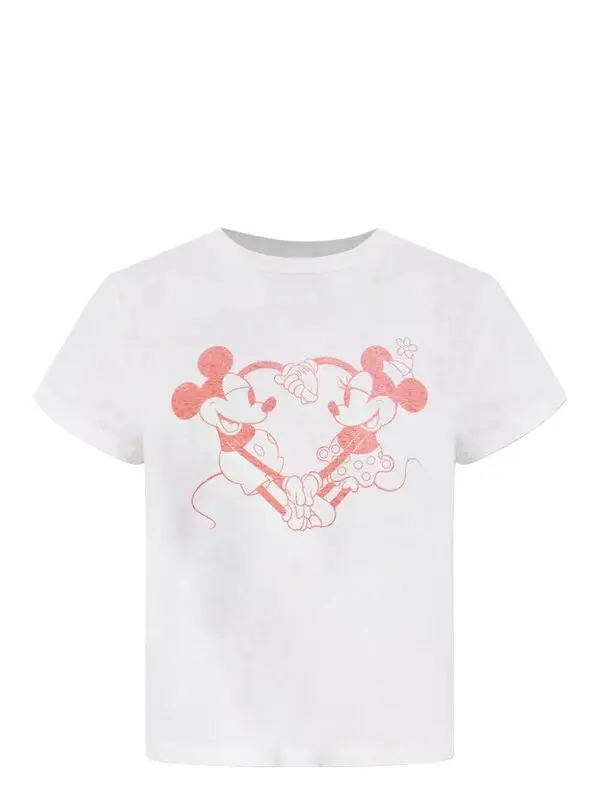 RE/DONE Heart-print T-shirt - White